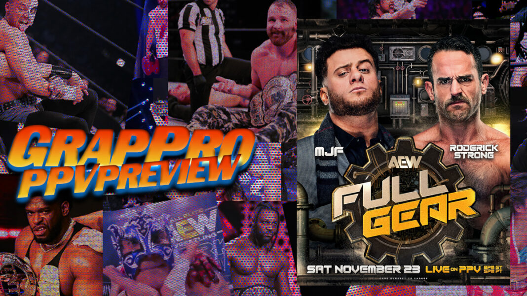 Full Gear 2024: Roderick Strong versus MJF - GrapPro
